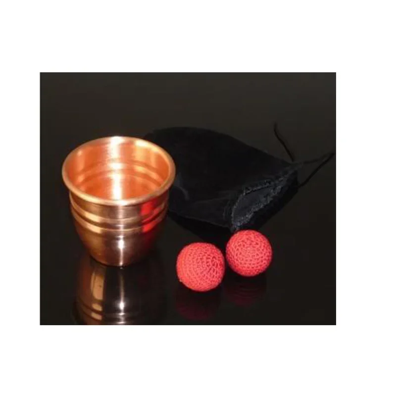 Copper-Chop-Cup-With-Magnetic-Stage-Magic-Tricks-Brass-Cup-Close-Up ...