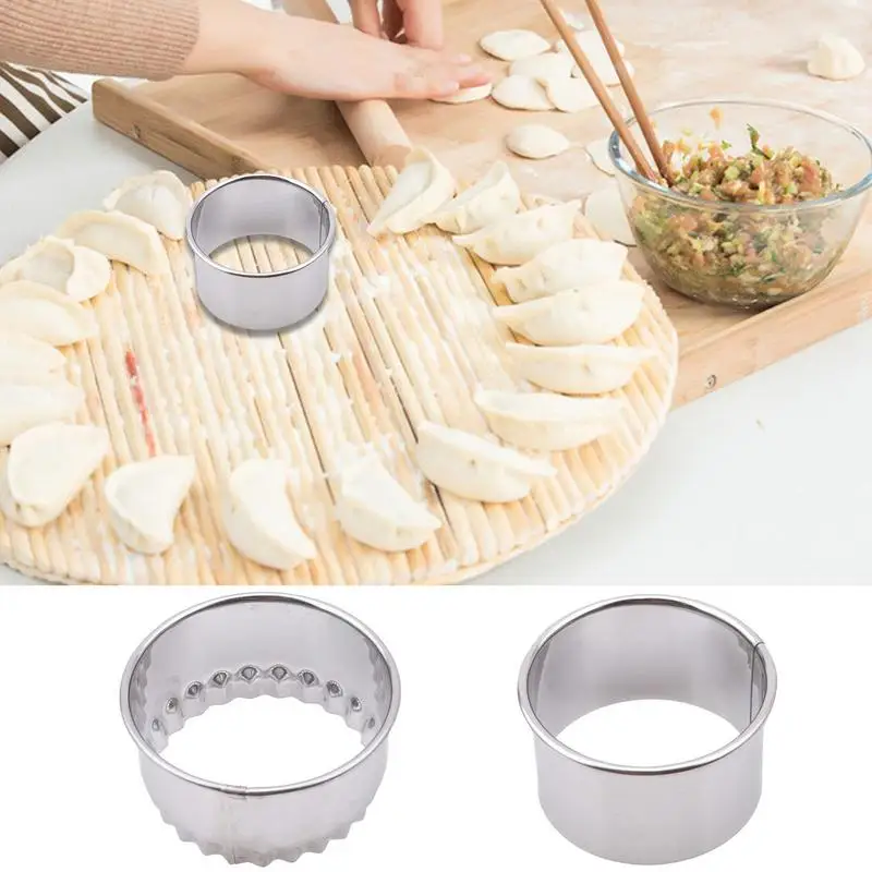 Stainless-Steel-Dumpling-Cutter-Cookie-Biscuit-Pastry-Pan-Cake-Bread ...