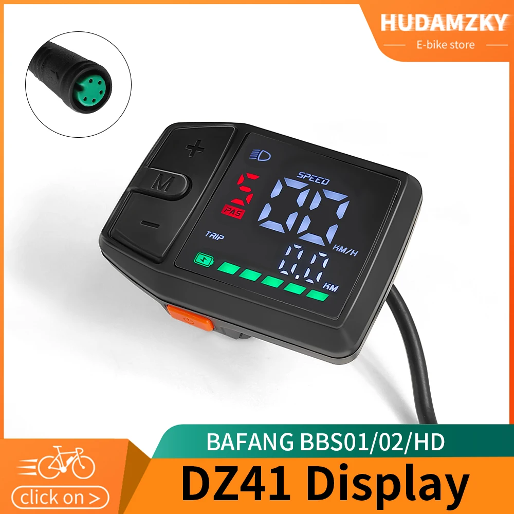 BAFANG-DZ41-Color-Display-Ebike-Intelligent-LCD-Screen-Waterproof-Electric-Bike-Compitable-for ...