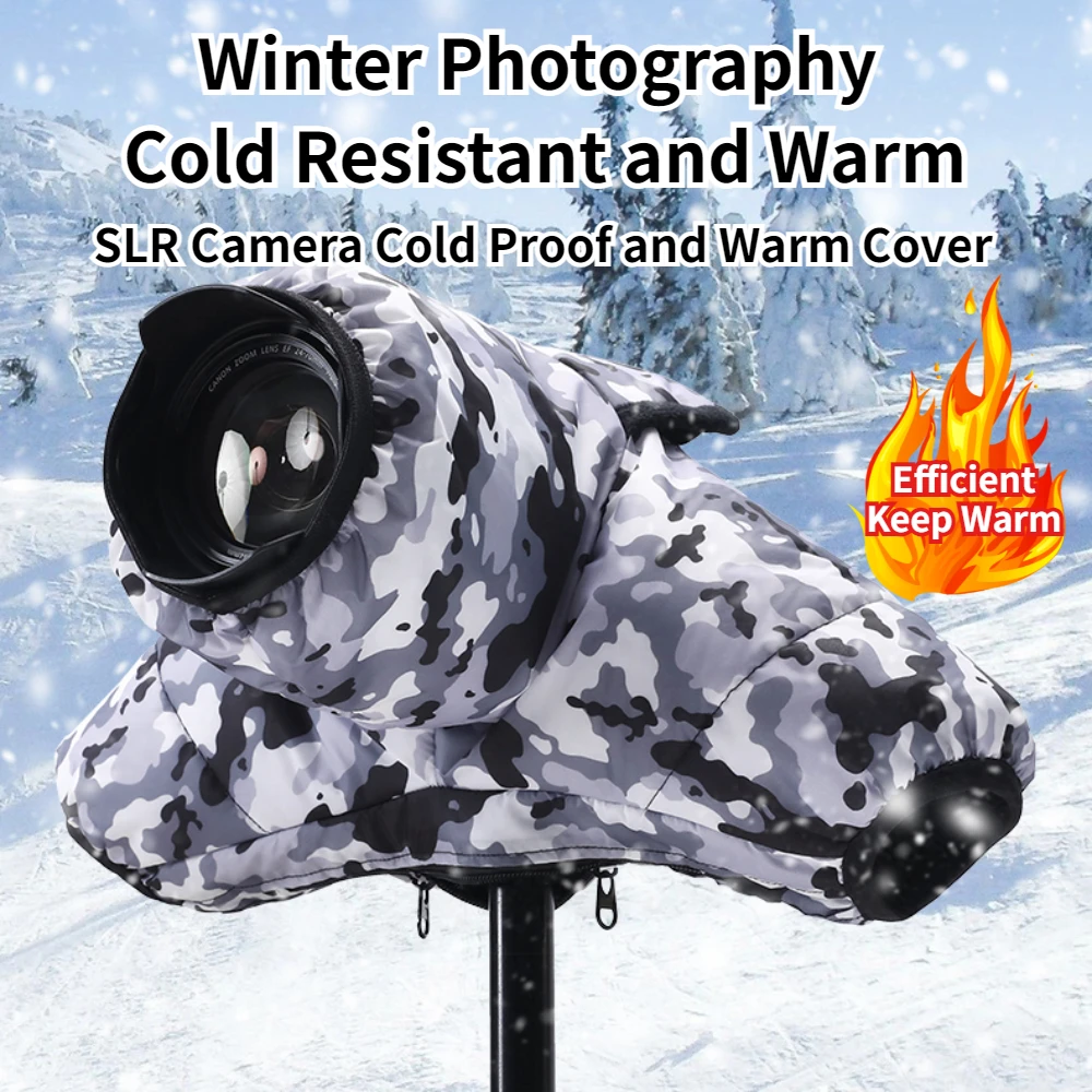 Camera Cold-Proof Warm Cover Snow Sound-Proof Sleeve Jacket High ...