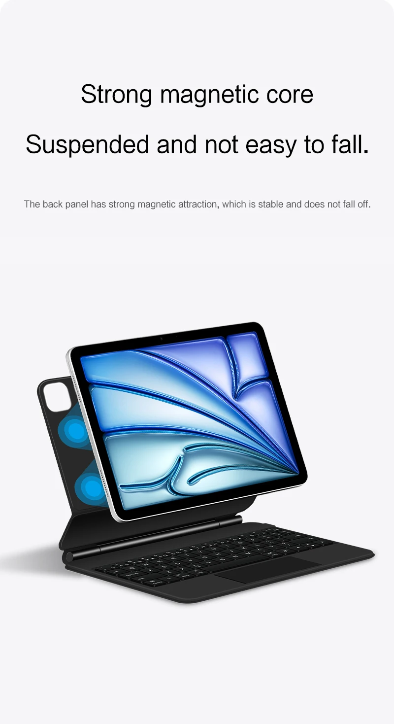 Backlit Touchpad Magic Keyboard For New iPad Air 6th Gen M2 Air 11 Inch ...