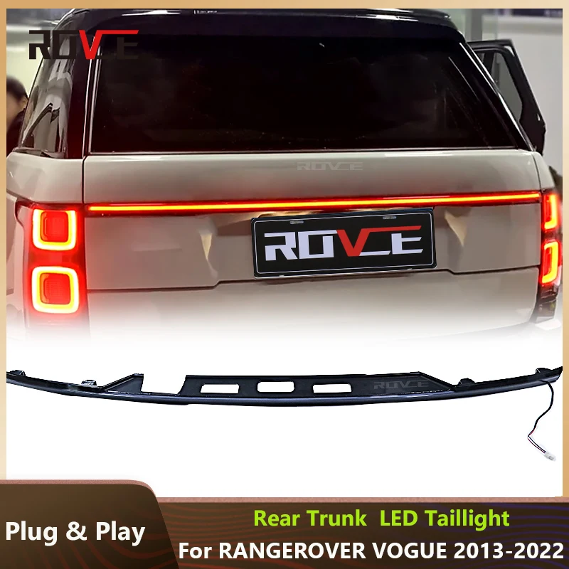 ROVCE-For-Range-Rover-Vogue-L405-2013-2022-Car-Trunk-Trim-Strip-Upgrade ...