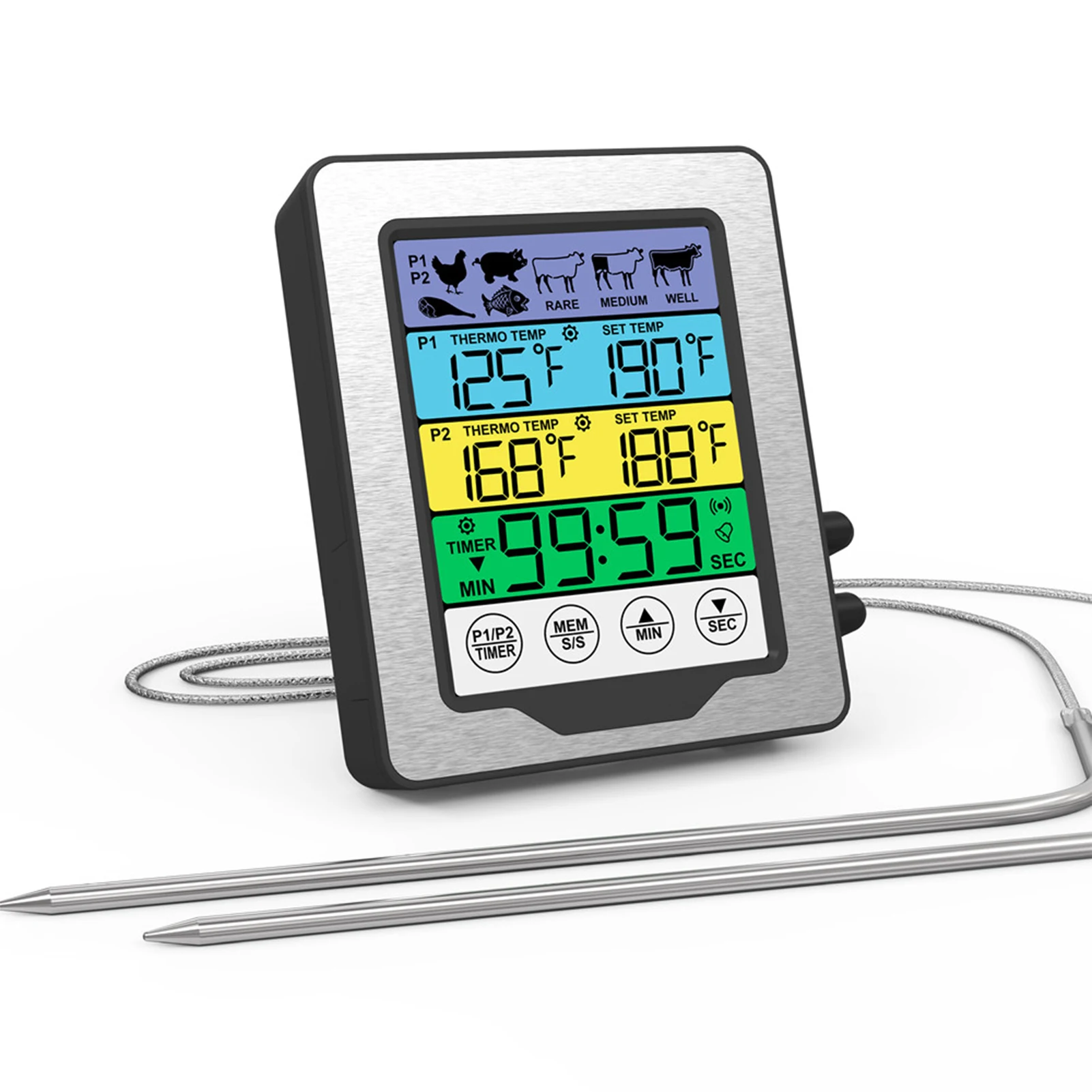 Digital-Food-Temperature-Gauge-Cooking-Meat-Thermometer-with-Dual ...