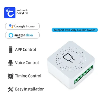 Mini Wifi Smart Switch Cozylife App Afstandsbediening Timer Home ...