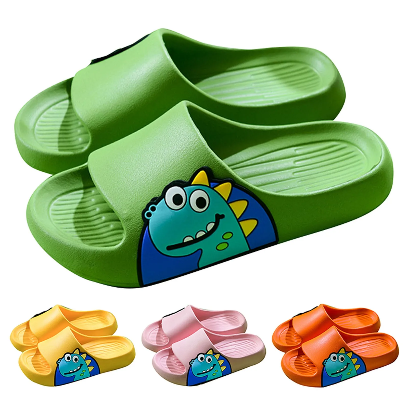 Dinosaur-Children-Slippers-Cute-Cartoon-Beach-Slippers-For-Kids-Non ...