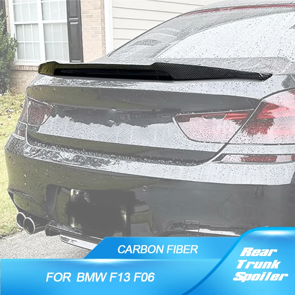 Carbon Fiber Rear Trunk Spoiler Fits For Bmw 6 Series F06 F13 640i 650i ...