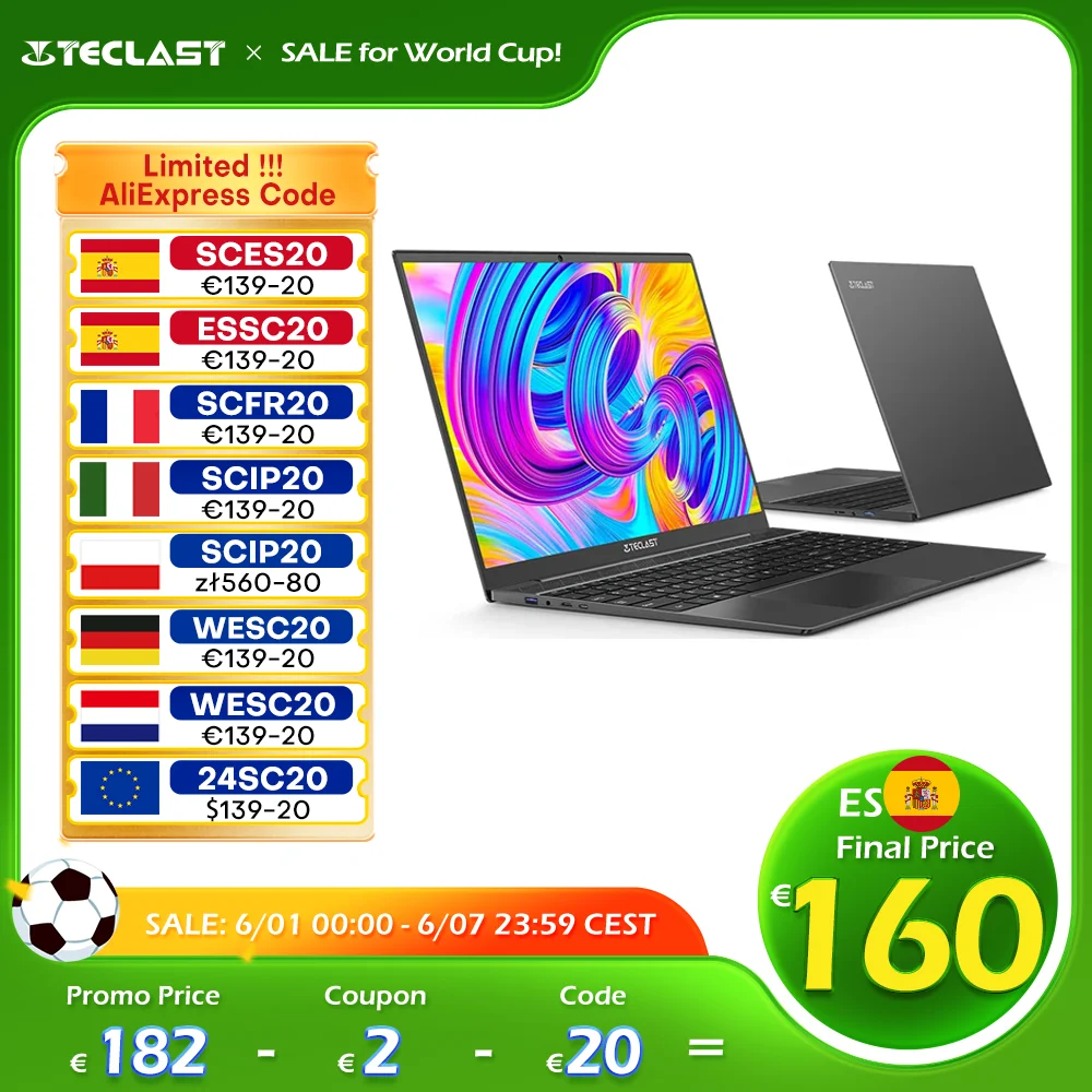 Teclast-F15-Plus-2-Laptop-15-6-Inch-Windows-11-8Gb-Ram-256Gb-Ssd ...