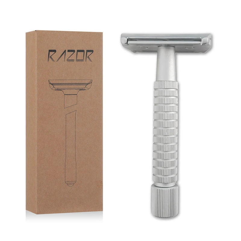 Whityle-Metal-Safety-Razor-Classic-Wet-Shaver-Large-Handle-Beard-Shaped ...