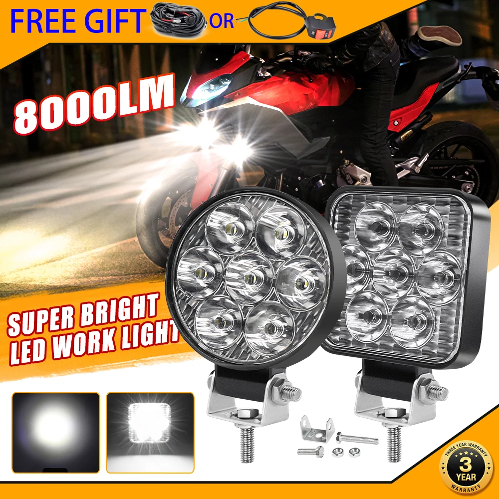 Mini-LED-Work-Light-12V-24V-LED-Light-Bar-Off-Road-Spotlight-Truck-4X4 ...