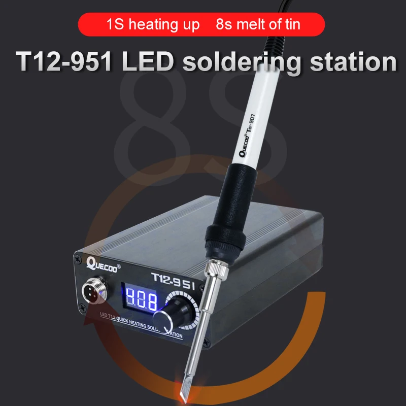 QUICKO-T12-STC-951-LED-soldering-station-electronic-Soldering-iron ...
