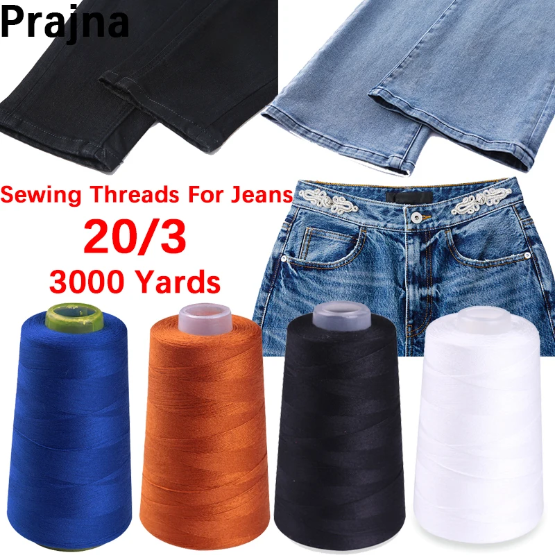 Prajna-1-Spool-3000Yards-20S-3-Sewing-Threads-Heavy-Duty-Polyester ...