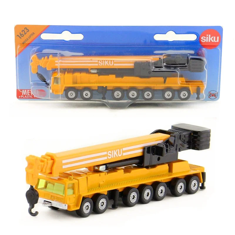 1:87 Scale Siku 1623 Toy Diecast Metal Model Heavy Mega Lifter Crane ...