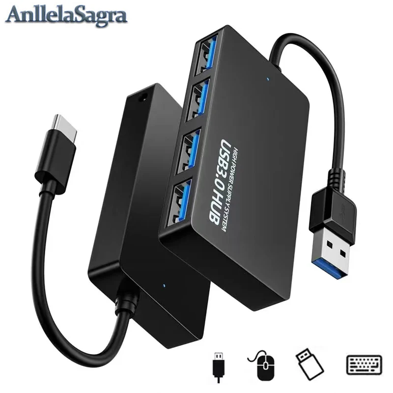 USB-HUB-Adapter-4-in-1-USB-3-0-HUB-Multi-Splitter-Adapter-for-Xiaomi ...