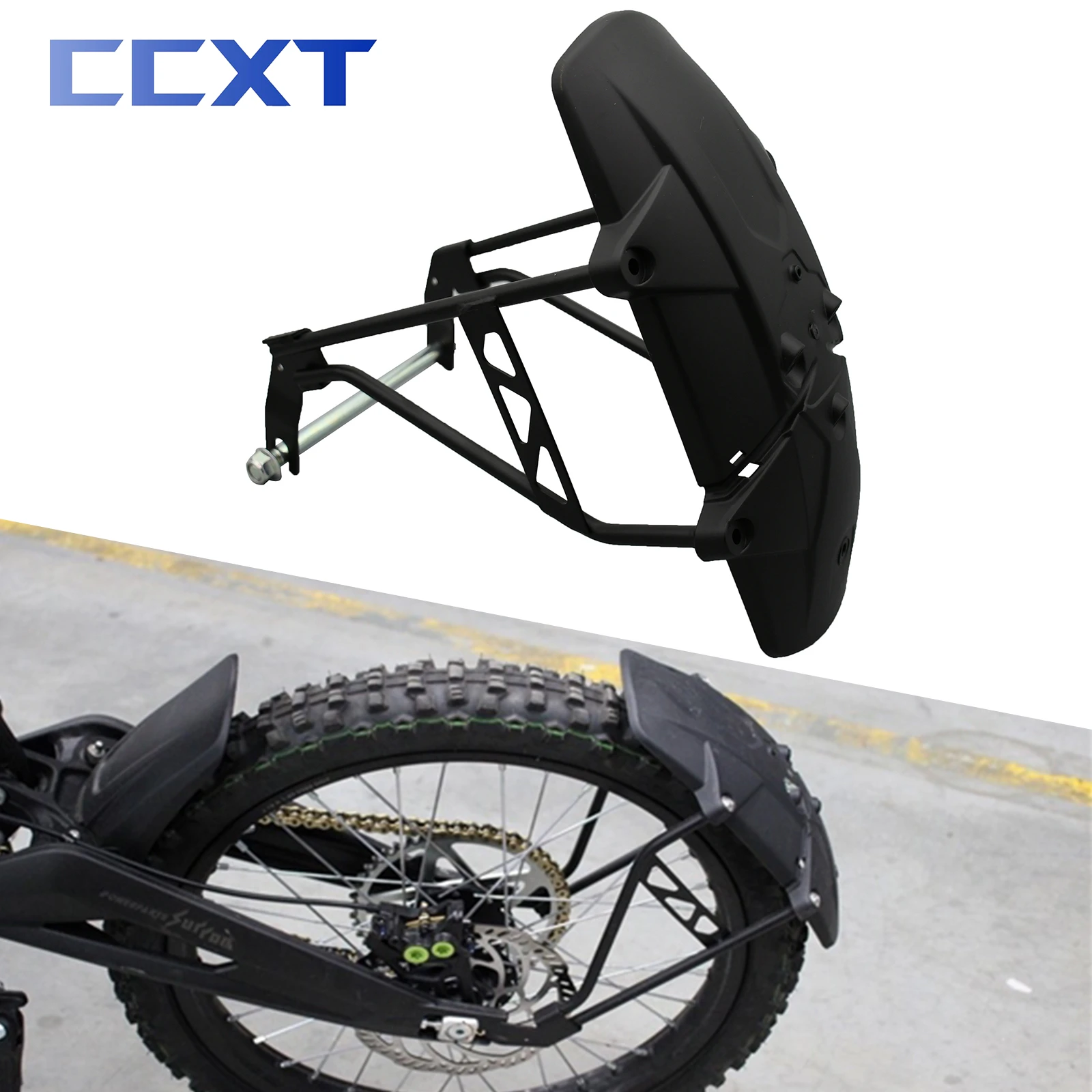 Electric Motocross Rear Fender Mudguard Mudflaps Rear Wheel Guard Cover ...