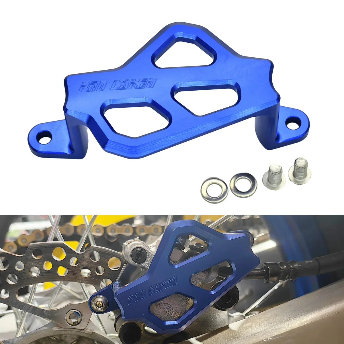 NEW-2024-CNC-Rear-Brake-Caliper-Guard-Protector-Cover-For-Yamaha-YZ125 ...