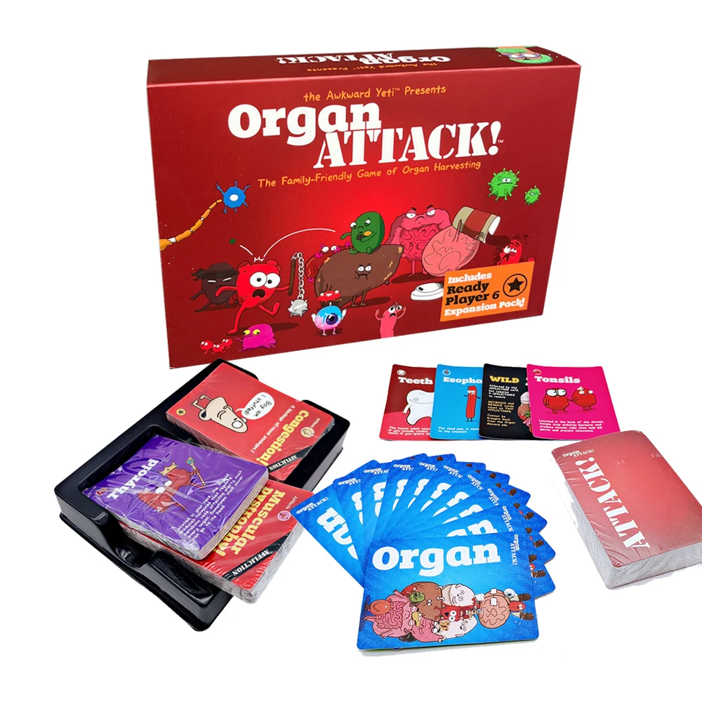 Organ-Attack-Tabletop-Card-Game-Pop-Bunny-Board-games-Card-Gathering ...