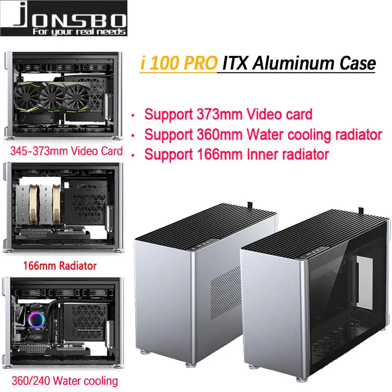 Jonsbo I100 Pro Mini Itx Small Pc Case Itx Aluminum Game Computer ...
