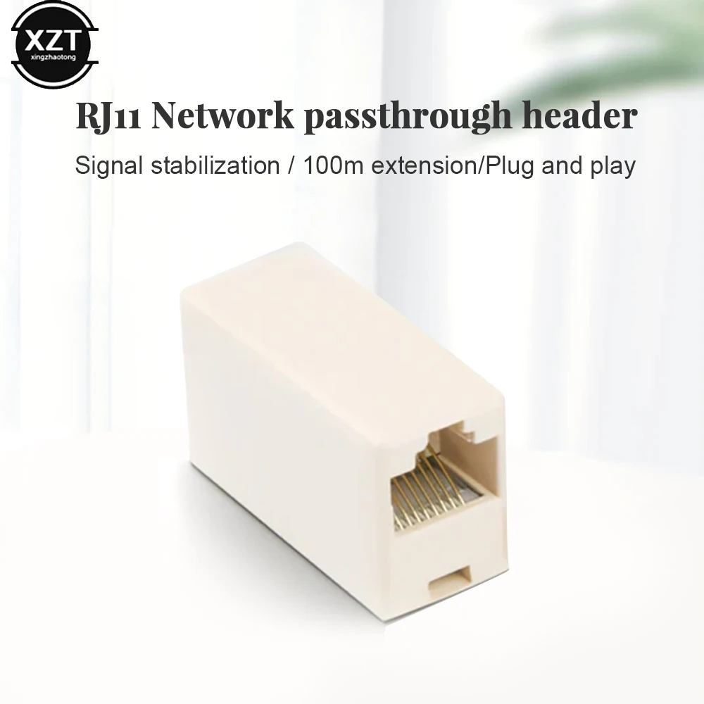 Novel-RJ11-6P4C-Telephone-Straight-Coupler-Telephone-Cable-Extender ...
