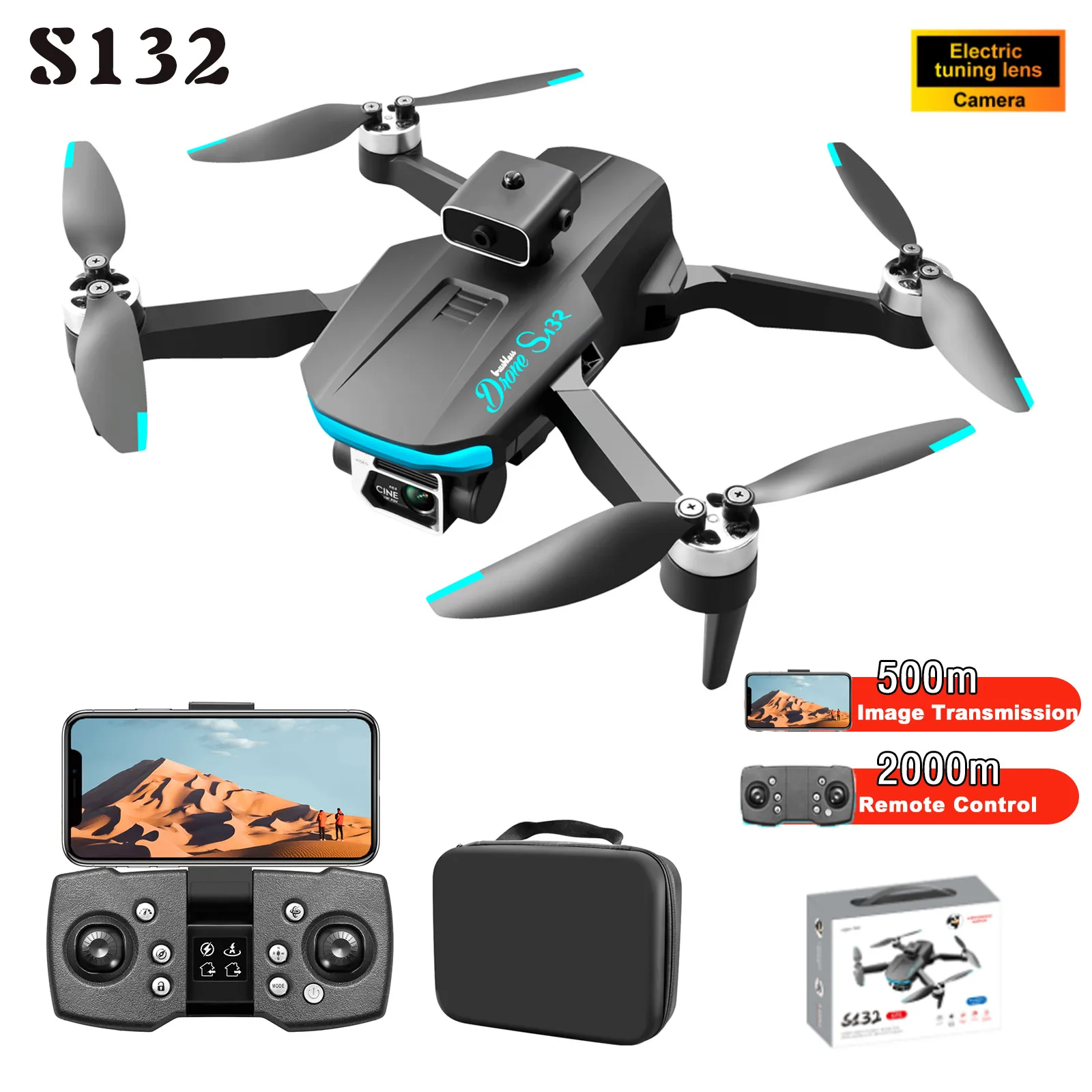 S132-gps-5gwifi-fern-gesteuerte-Drohne-mit-Kamera-720p-Doppel-kamera ...