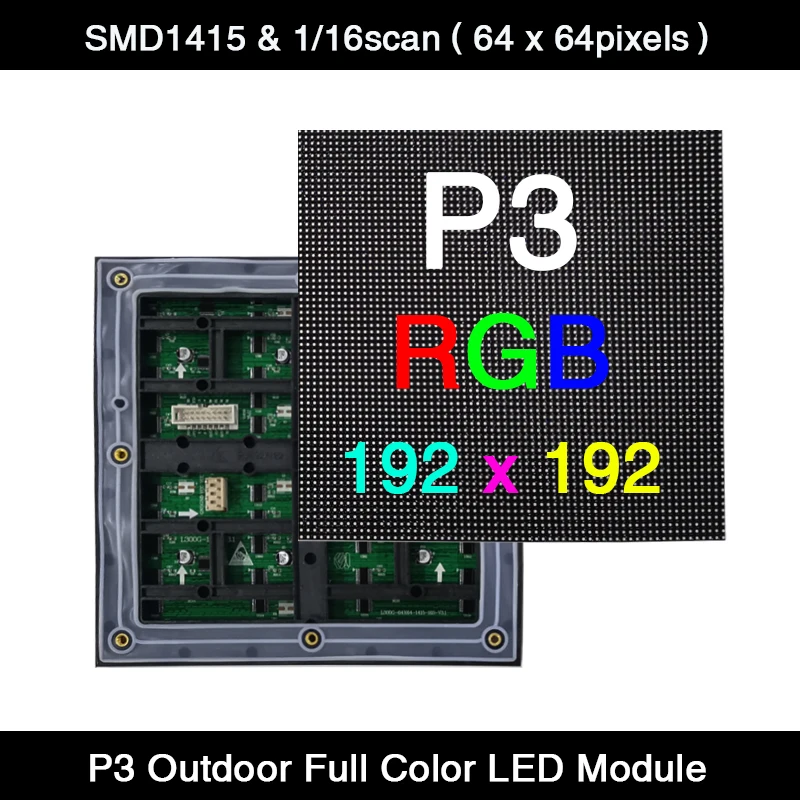 AiminRui-P3-LED-Sign-Display-Outdoor-Full-Color-RGB-Module-Panel-SMD1415-192-192mm-Advertising ...