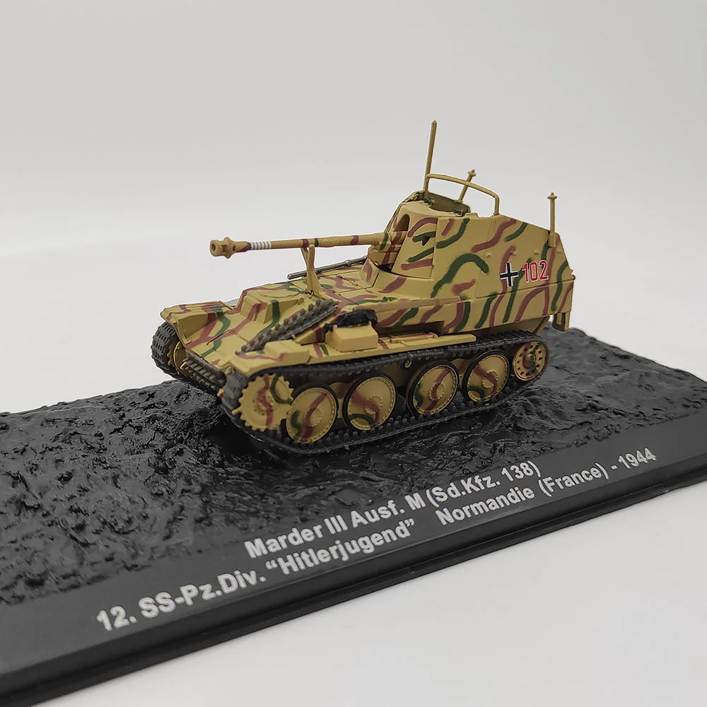 Diecast IXO 1:72 Scale Weasel 3 Marder Tank Destroyer in Stock Alloy ...
