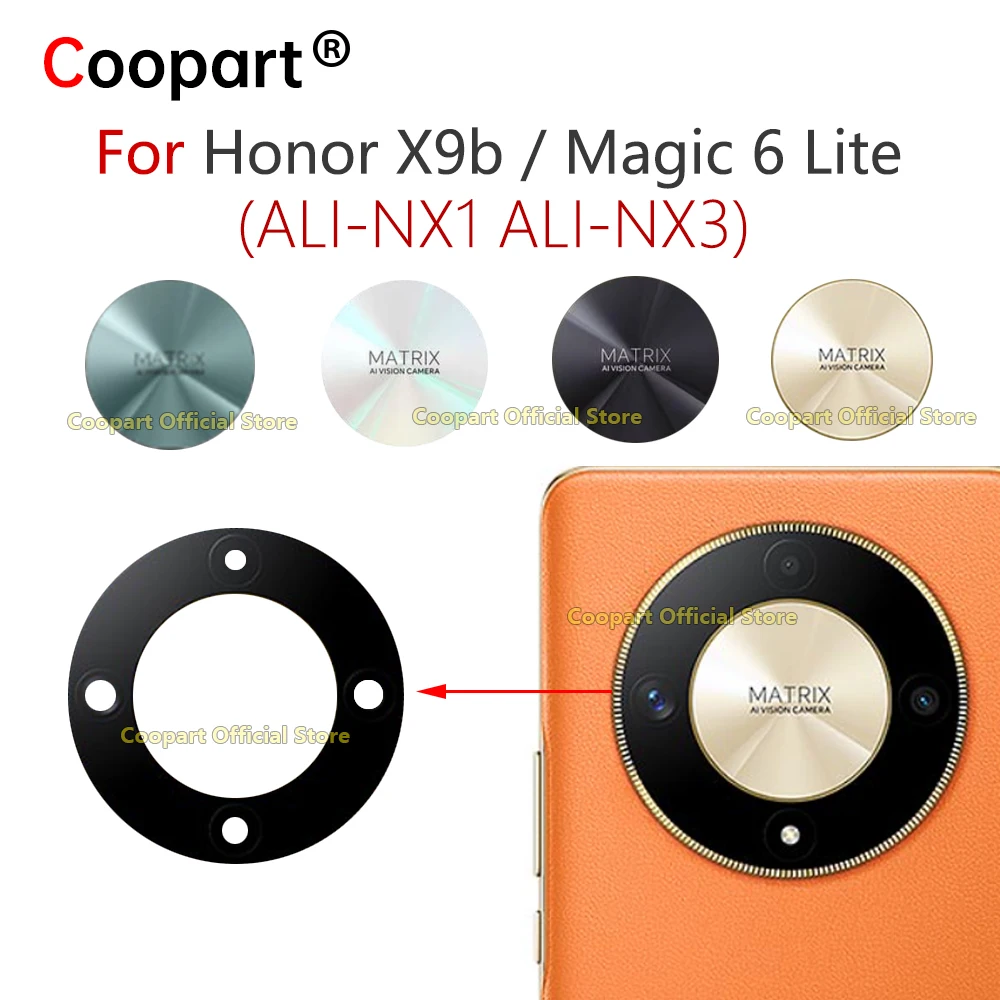 New Coopart Rear Back Camera Glass Lens For Honor X9b Magic6 Lite Magic ...