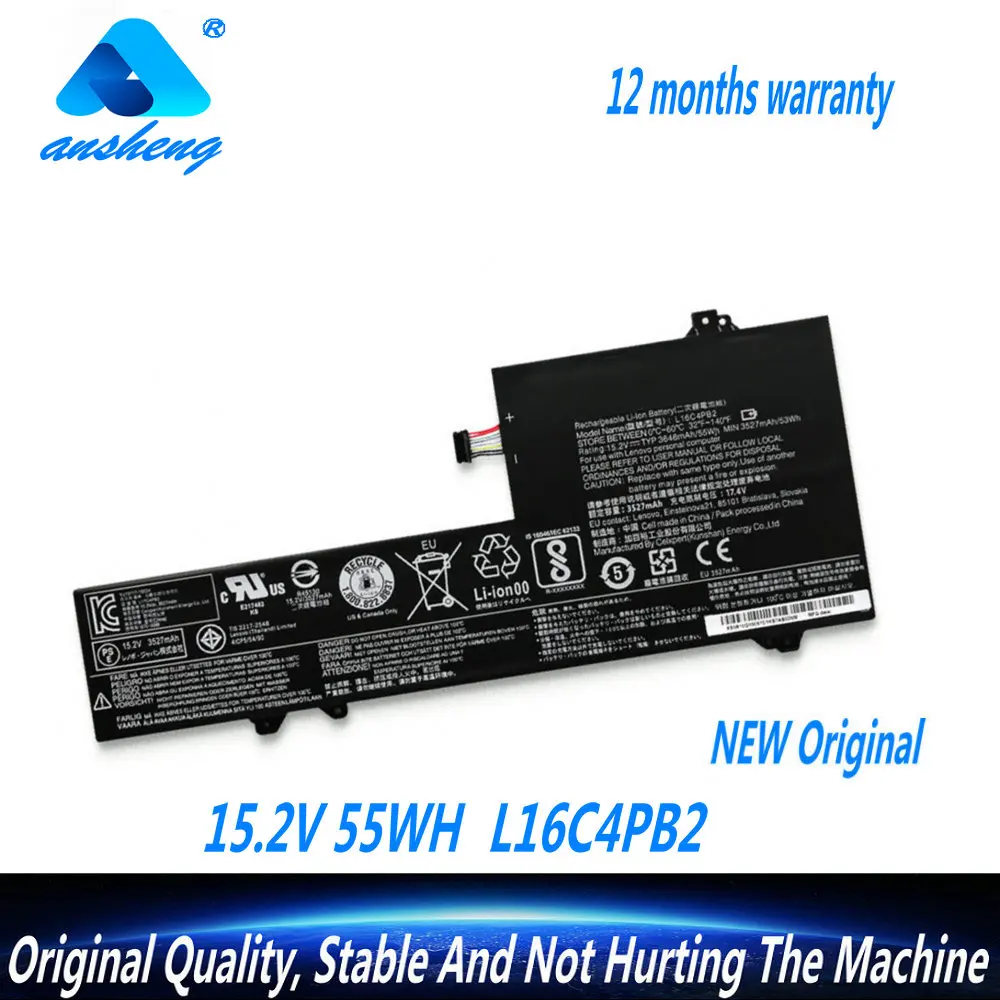15V 55WH L16C4PB2 L16L4PB2 L16M4PB2 Laptop Battery For Lenovo Ideapad ...