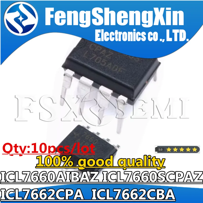 10pcs-lot-ICL7660AIBAZ-SOP8-ICL7660-7660AIBAZ-ICL7660SCPAZ-DIP-ICL7662 ...