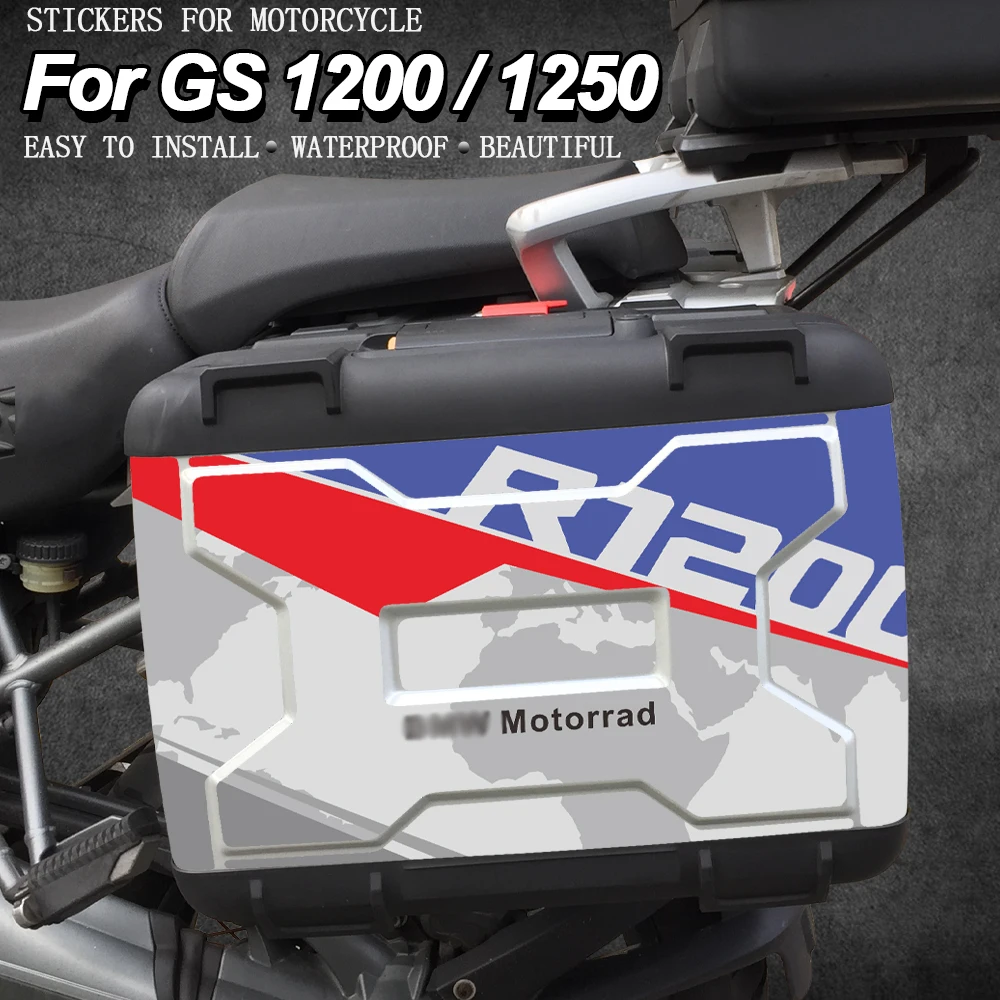 Motorcycle Stickers Waterproof Side Boxes Decal for BMW Vario Case ...