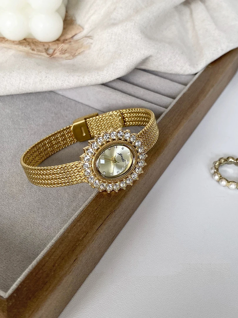 High Quality Women Quartz Watch Reloj Ladies Luxury Bangle Bracelet ...