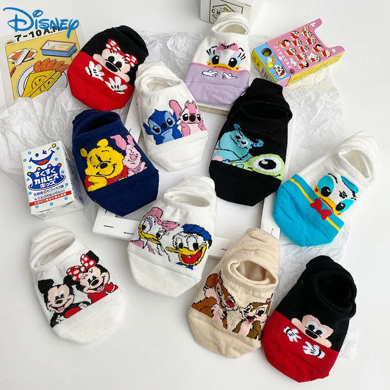Disney-Socks-For-Girl-Boy-Stitch-Mickey-Mouse-Donald-Duck-Minnie-Kawaii ...
