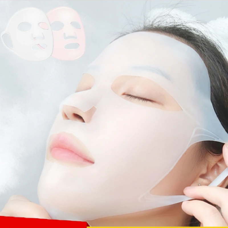 3D-Silicone-Mask-Face-Women-Skin-Care-Tool-Hanging-Ear-Face-Mask-Gel ...