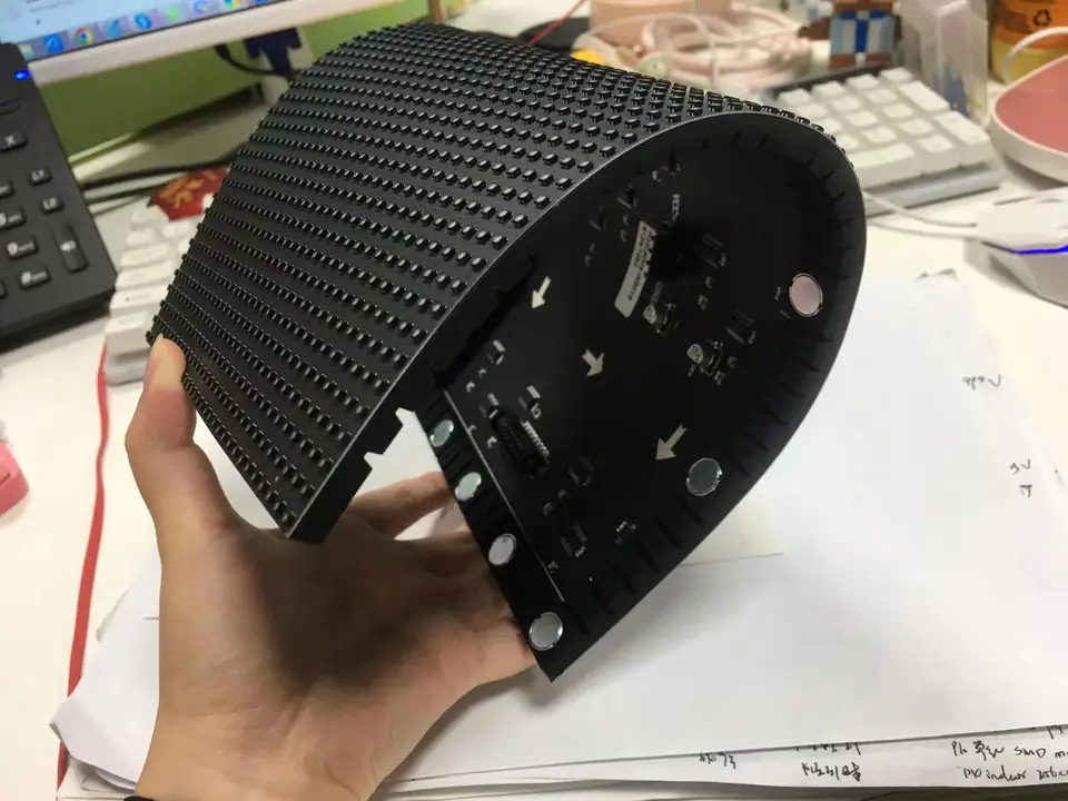 Indoor Led Module 320x160mm P5 Soft Led Module - 64x32 Matrix RGB Video ...