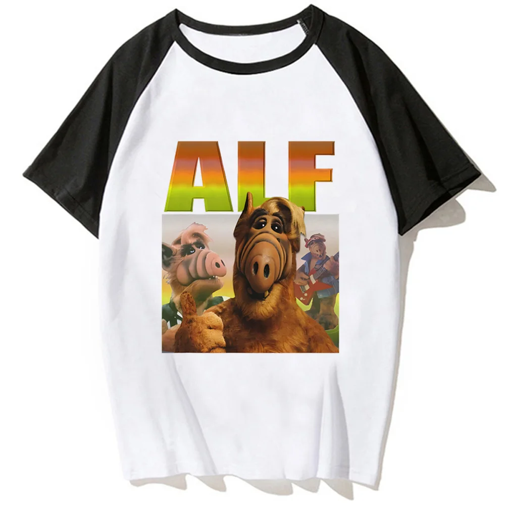 Alf Tee women comic funny tshirt female manga Japanese anime clothing ...