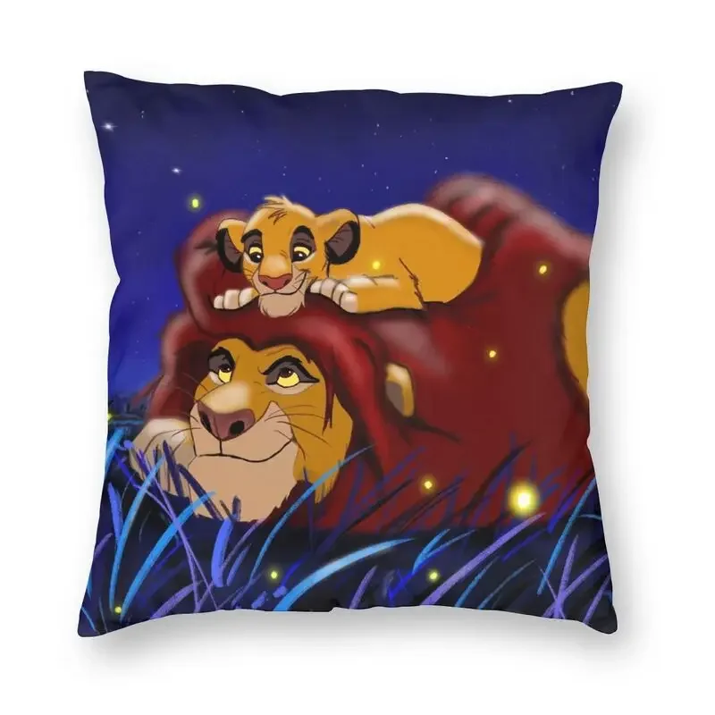 The-Lion-King-Simba-And-Mufasa-Throw-Pillow-Covers-Home-Decor-Neon ...