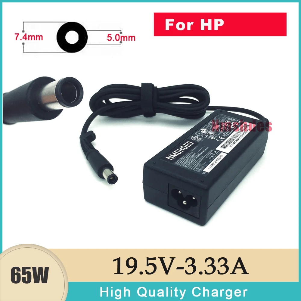 Genuine 65W 19.5V 3.33A AC Adapter for HP EliteBook 9480 840 850 G1 G2 ...