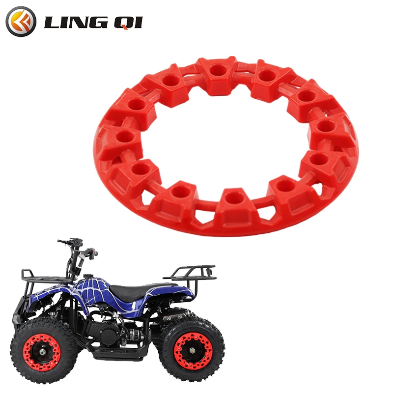 LINGQI Modified ATV Wheel Trim Hub Protection Decor Rim Cap Fit for ...