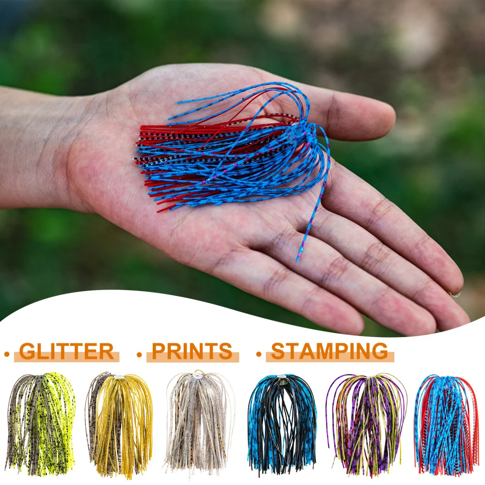 Goture-30pcs-lot-50-strands-Silicone-Skirts-DIY-spinnerbatis-buzzbaits ...