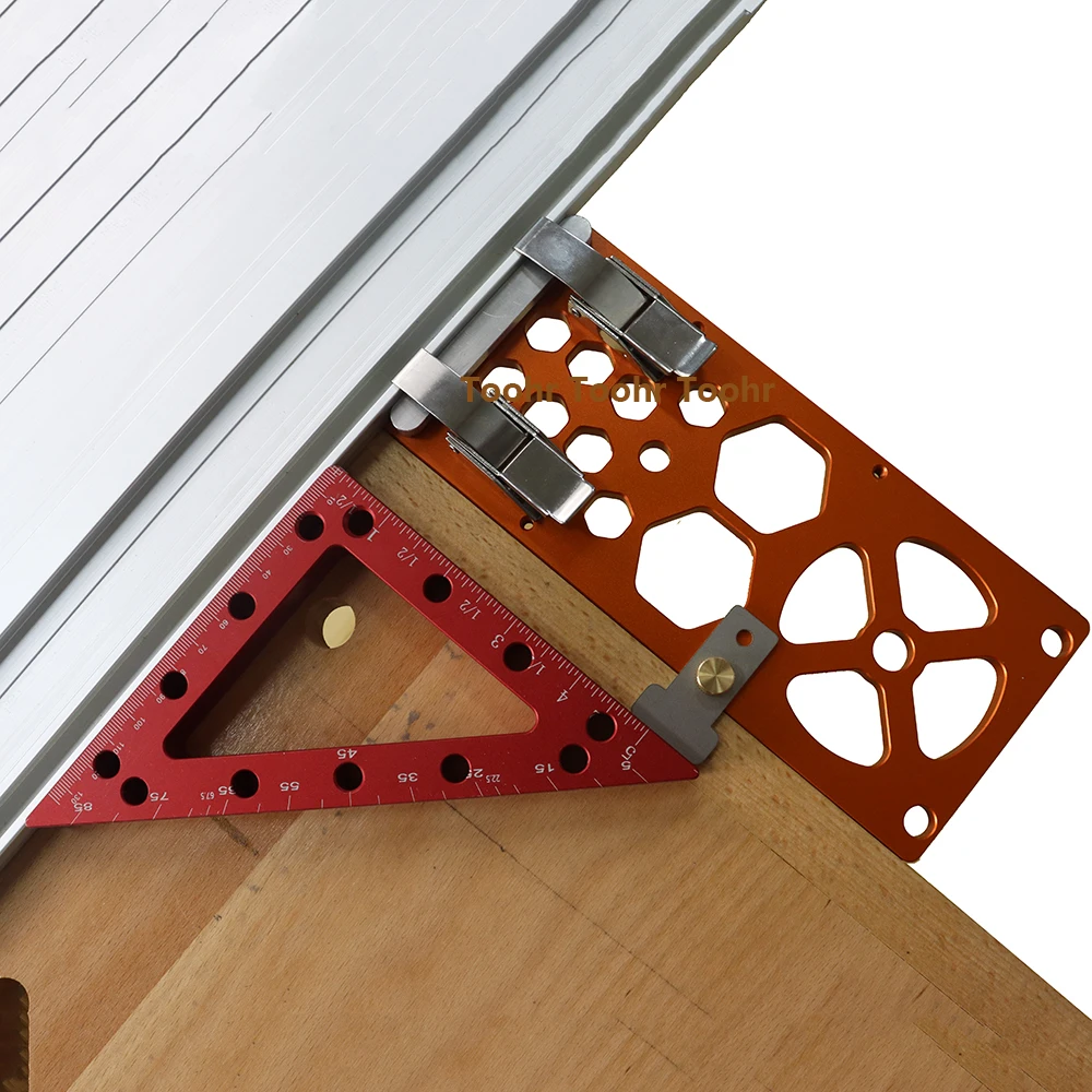 90 Degree Angle Stop Woodworking Track Saw Square Guide Rail Clamp ...