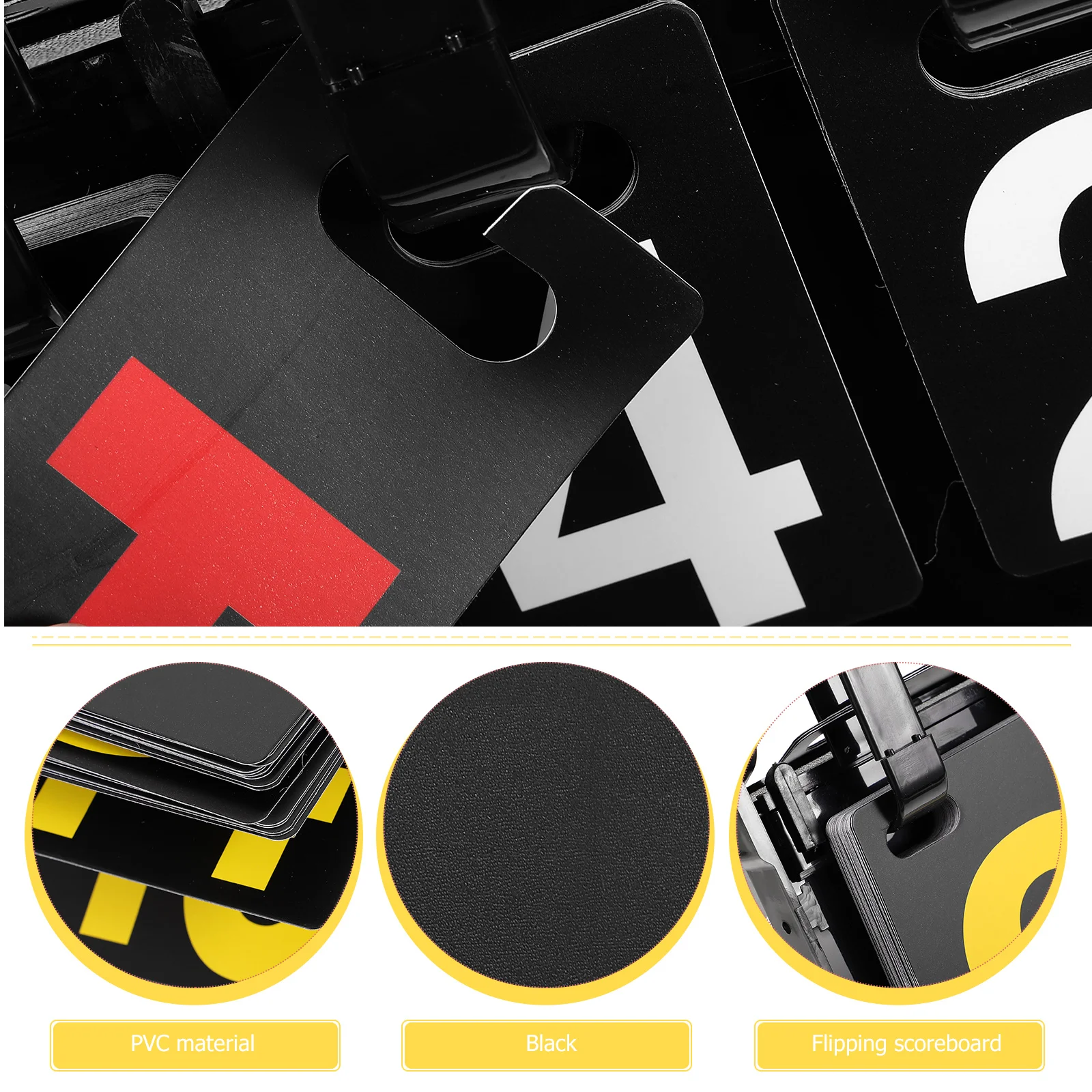 Desk Flipper Scoreboard Tabletop Scoreboard for Volleyball Basketball ...