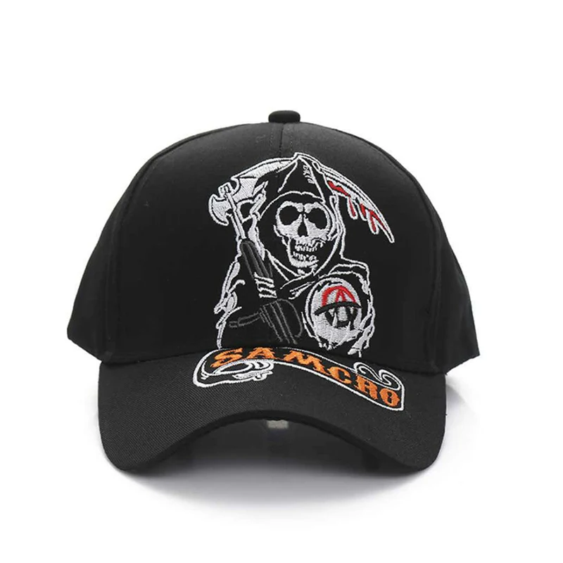 New Arrival Men Women Baseball Cap SOA Sons Of Anarchy Anime Snapback ...