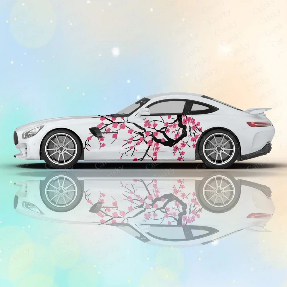 Sakura-Cherry-Blossom-Livery-Japanese-Theme-Side-Car-Vinyl-Wrap ...