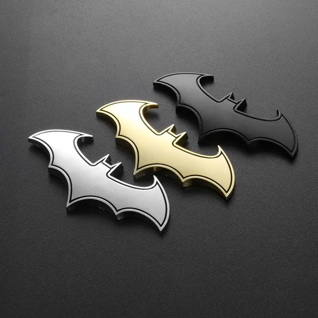 Cool 3D Metal bat auto logo car sticker metal badge emblem tail decal ...
