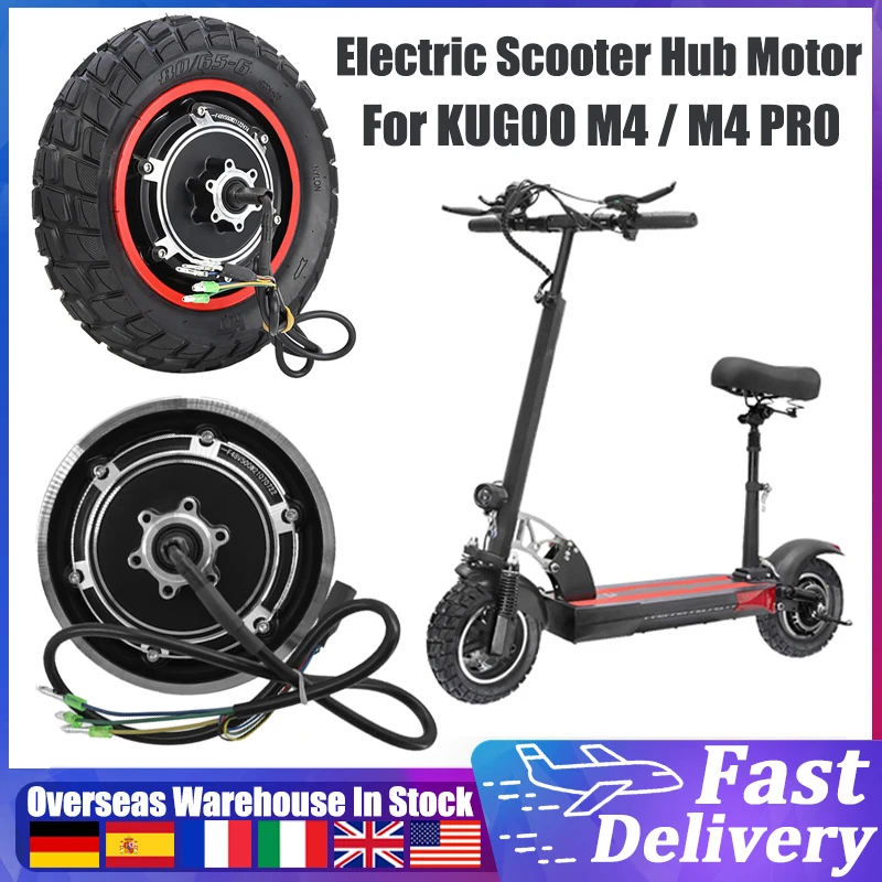 10Inch-Electric-Scooter-Hub-Motor-48V-500W-Brushless-Dis-Brake-Hub ...