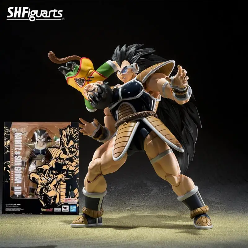 Bandai-Figuras-de-A-o-SHF-Dragon-Ball-Originais-SHF-Raditz-e-Son-Gohan ...