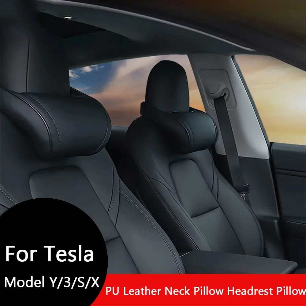 For-Tesla-Model-3-Y-X-S-Neck-Pillow-Headrest-Pillow-Automobile-Seat ...