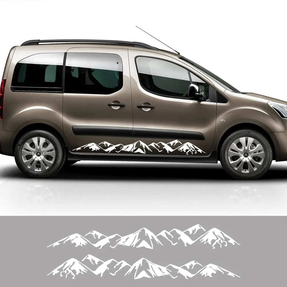 Car Side Door Stickers For Citroen Berlingo K9 XL Camper Van Auto ...