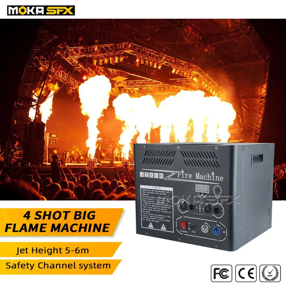 MOKA-SFX-Factory-Sale-4-Head-Stage-Fire-Machine-Shoot-6m-Flame ...
