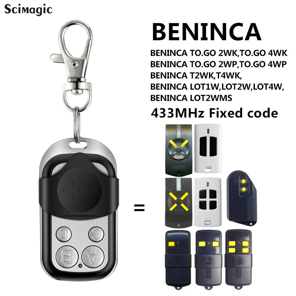 BENINCA-433MHz-Garage-Door-Remote-Control-Clone-433-92MHz-Fixed-Code ...