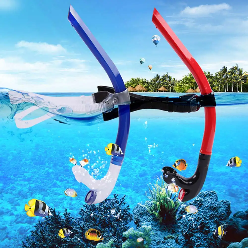 Diving-Snorkel-Swimming-Silicone-Breathing-Tube-Diving-Exercise ...